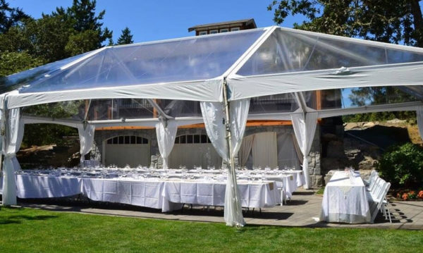 Clear Roof Panels – Black and White Party Rentals