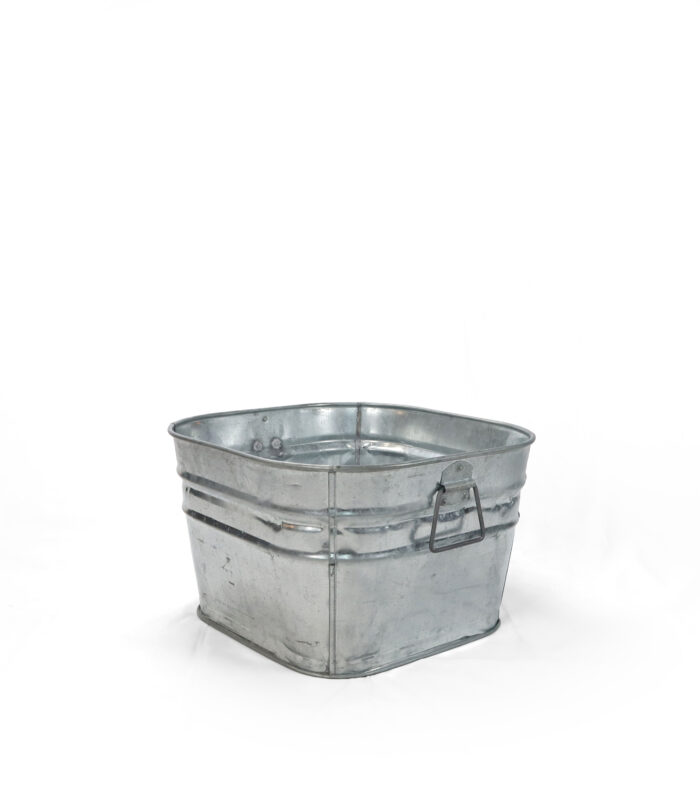 Galvanized Tubs - Black and White Party Rentals